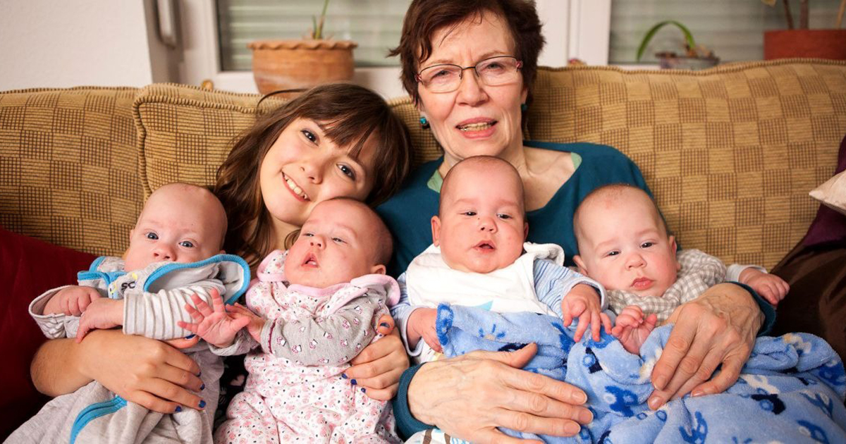A 65-year-old Single Mom Of 13 Kids: The Woman Gave Birth To Other ...